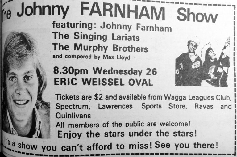 In Wagga’s Past – 25 and 50 Years ago. - WWDHS